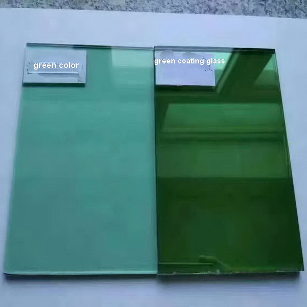 Dark Green Energy Saving Glass panel - HHG Glass